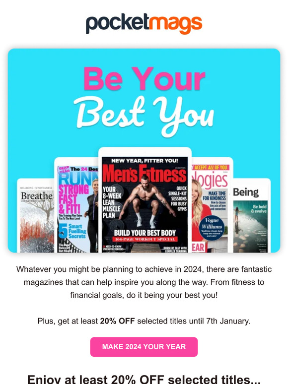 Pocketmags: Reads to help you achieve your 2024 goals | Milled