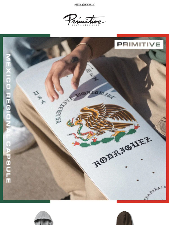 Primitive Skateboarding: Mexico Regional Capsule Restocked 🇲🇽 | Milled