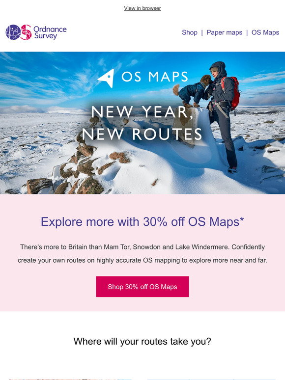 Ordnance Survey: Seen our OS Maps sale? 👣 | Milled