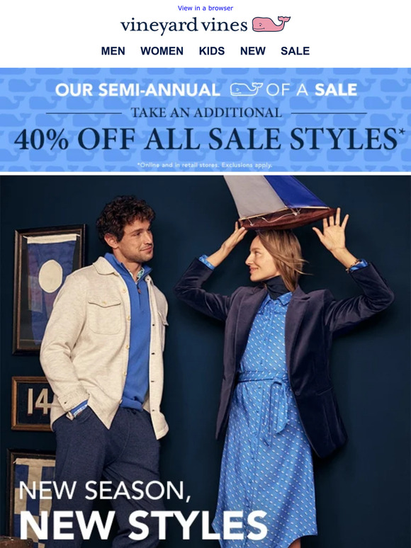 Vineyard Vines: NEW: The Best Styles To Start 2024 | Milled