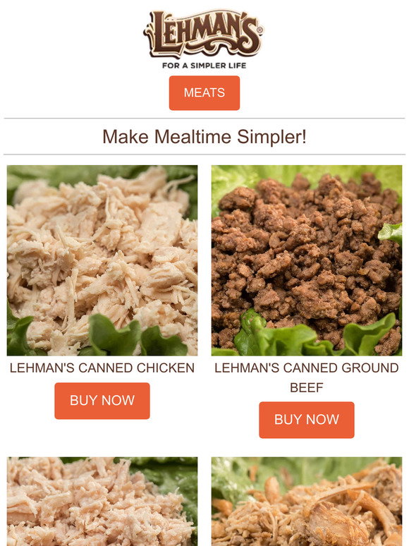 Lehman's: Make Quick Meals with Our Ready-to-Eat Meats 😋 | Milled