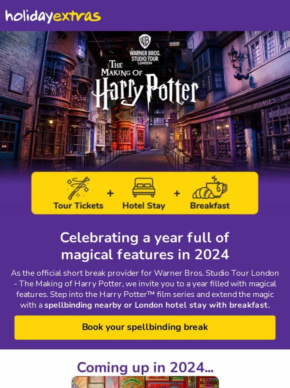 Holiday Extras: 2024 Features | Warner Bros. Studio Tour London | Milled