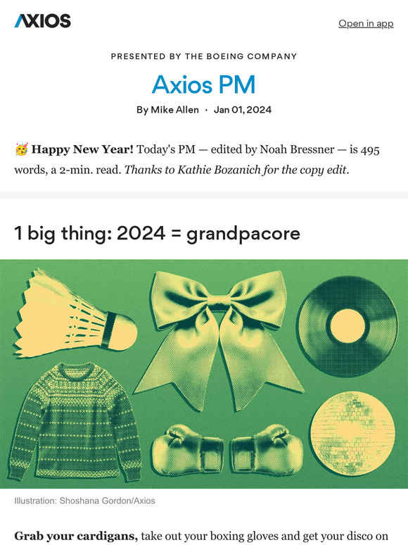 Axios: 👴 Axios PM: Surprise style icons | Milled