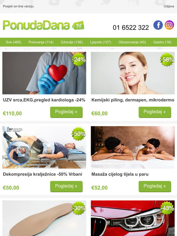 PonudaDana: UZV srca,EKG,pregled kardiologa -24% | Kemijski piling ...
