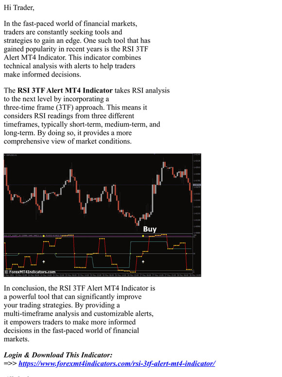 Forex MT4 Indicators: [Download] RSI 3TF Alert MT4 Indicator | Milled