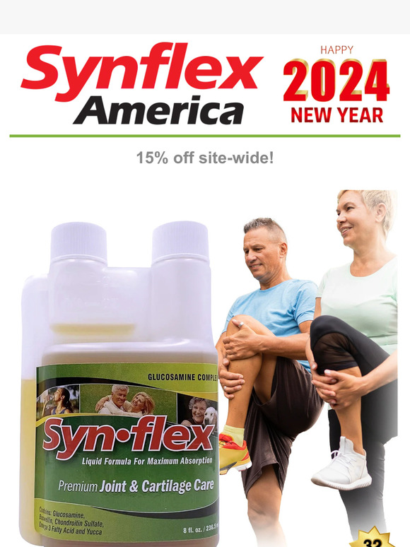 Synflex: Jumpstart 2024 with 15% Off! Elevate Your Joint Health Goals with Synflex's New Year ...