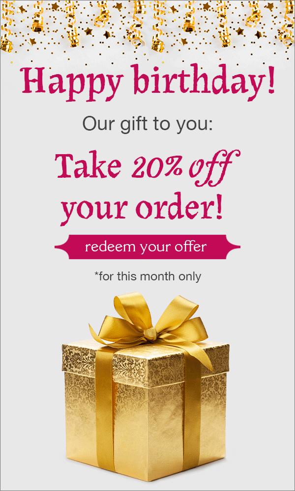 Pyramid Collection: Surprise! 🎂 20% Off Just For YOU ~ Happy Birthday ...