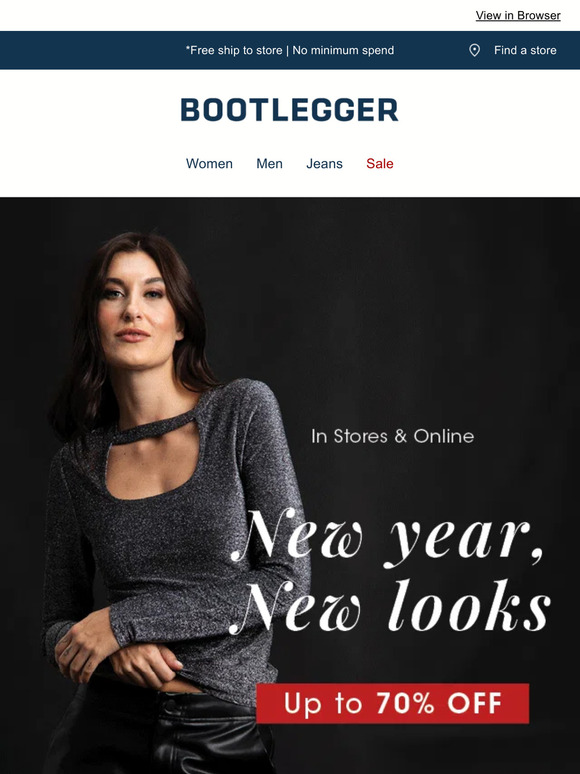 Bootlegger: Fresh looks for 2024 at 70% off | Milled