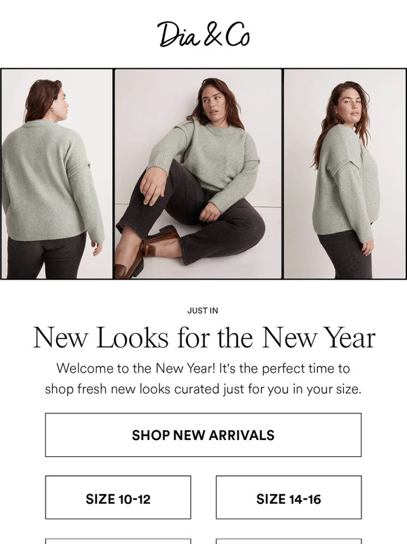 Dia: Fresh 2024 Looks in Your Size | Milled