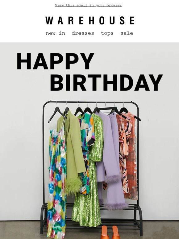 Warehouse: Happy Birthday to you, — | Milled