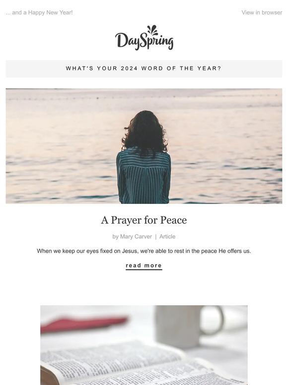 DaySpring: A Prayer for Peace | Milled