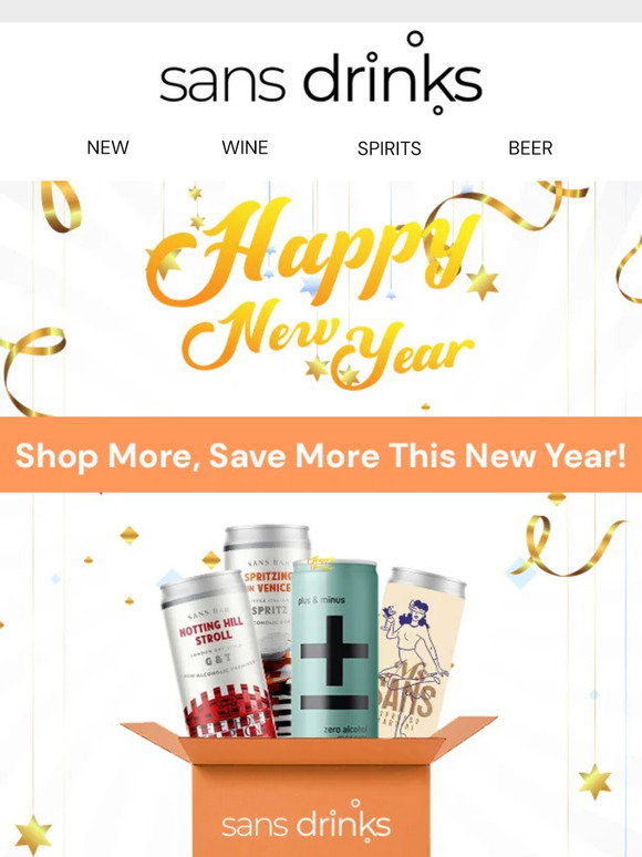 Sans Drinks: 🥂Happy 2024: Here’s your FREE sample gift box🎁 | Milled