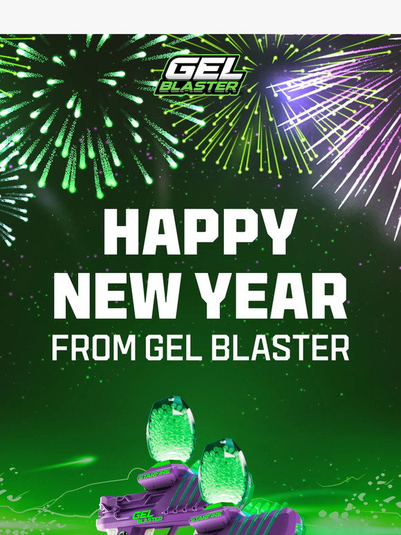 Gel Blaster: 🎆 Happy New Year from Gel Blaster | Milled