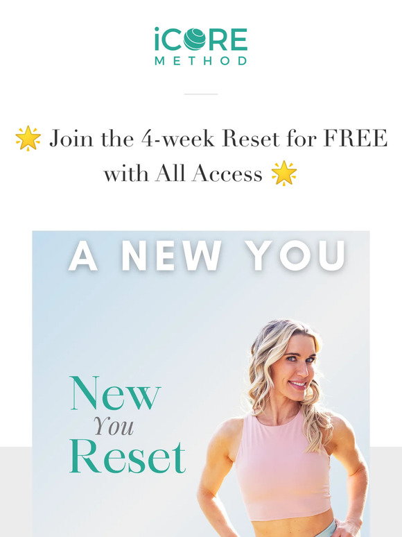 iCORE Method: 4-Week Reset Free with All Access 💗 | Milled
