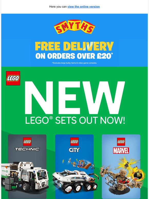 Smyths Toys: NEW LEGO Sets Out Now! | Milled