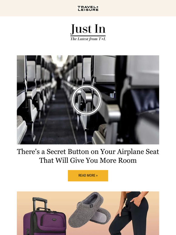 Travel + Leisure Club: There's a Secret Button on Your Airplane Seat ...