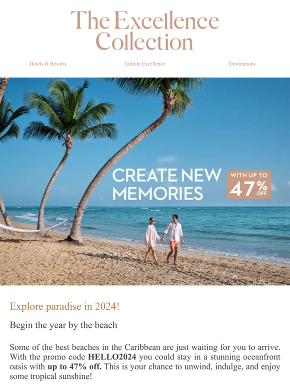 The Excellence Collection: You can travel with up to 47% off! | Milled