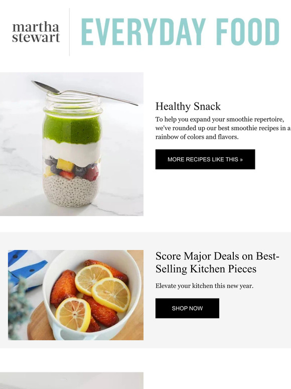 Martha Stewart: Our 15 Most Popular Smoothie Recipes of All Time | Milled