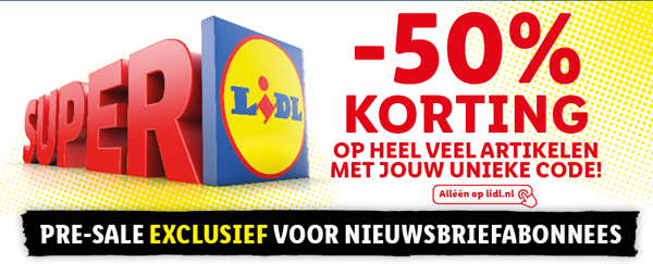 Lidl: 50% korting tijdens de exclusieve pre-sale! | Milled