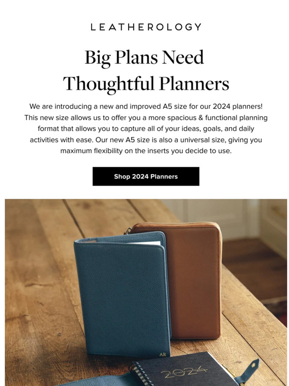 Leatherology: Take Note: Time to Plan For 2024 | Milled