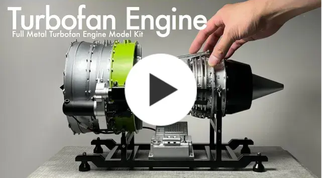 Enginediy: How to Build a Metal Turbofan Engine? | Milled