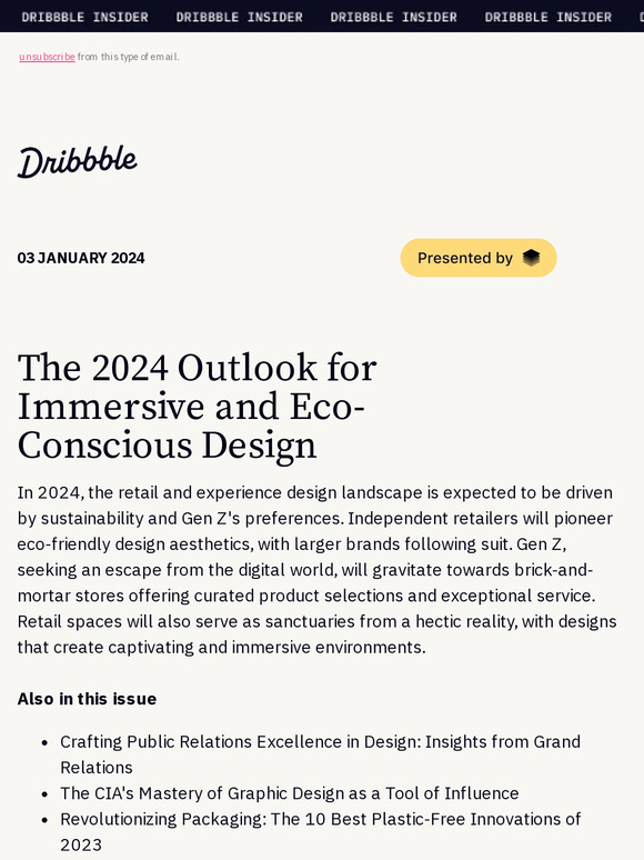 Dribbble: 🛍️ A Look at 2024's Groundbreaking Retail Design Trends | Milled