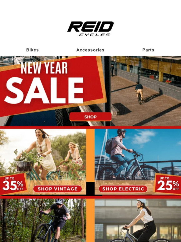 Reid Cycles: NEW YEAR SALE 🍾 Start 2024 on a bike! | Milled