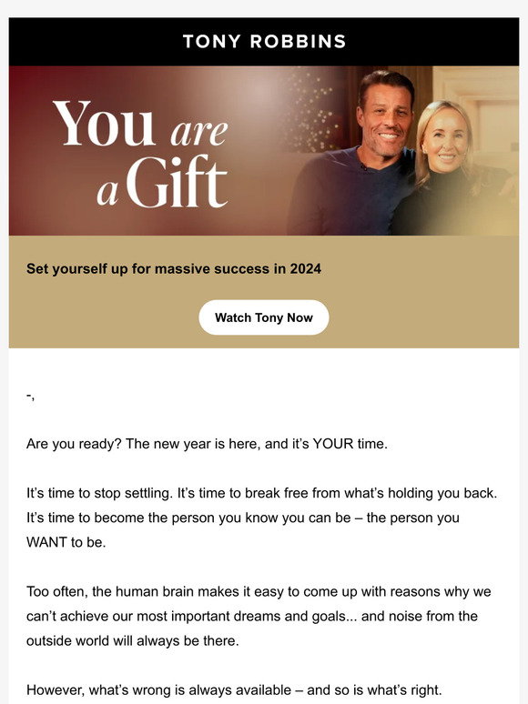 Tony Robbins: 🚀 Time to Rise: Your call to transformation begins now ...