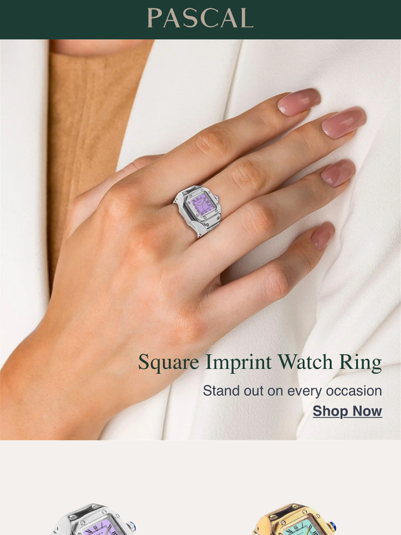Pascal: Adorn Moments with Our Exclusive Watch Ring | Milled