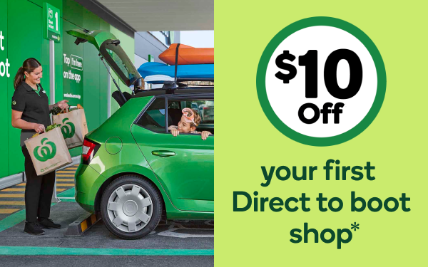Woolworths: —, save $10 on your first Direct to boot shop | Milled