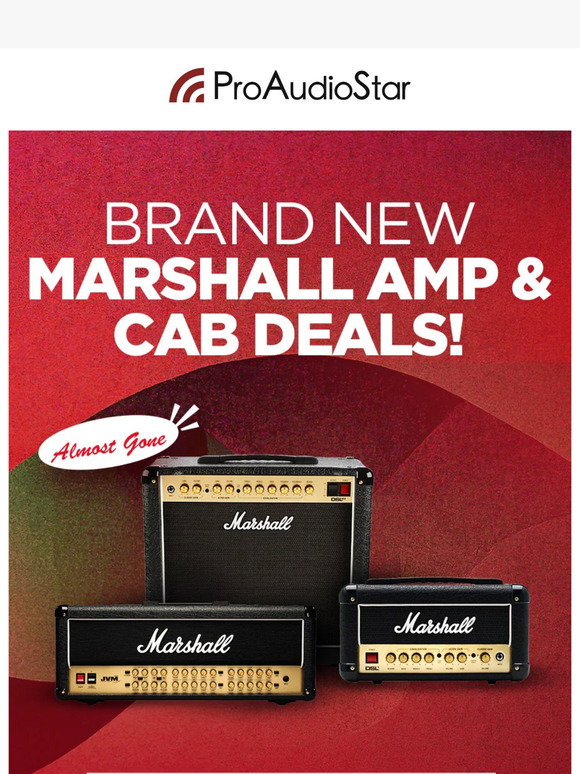 ProAudioStar: ROCK INTO 2024: Save Up To %50 Off With Our Marshall Amp ...