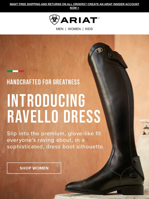 Ariat: Ravello Dress Boot Is Here! | Milled