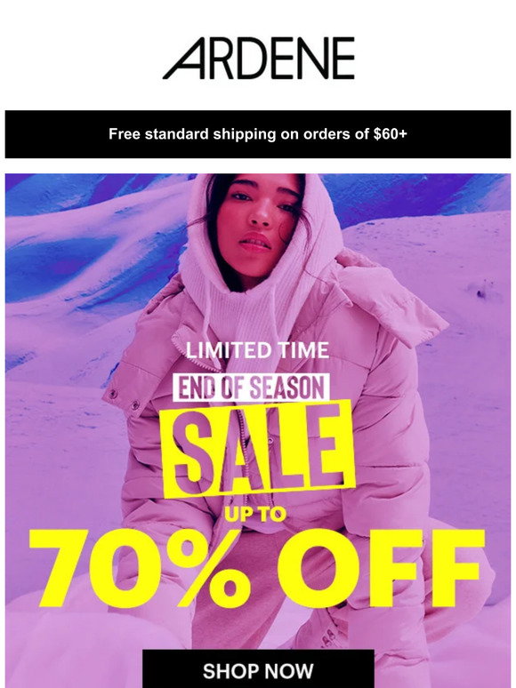 Ardene: 2024 CLOSET GOALS 👉 UP TO 70% OFF | Milled