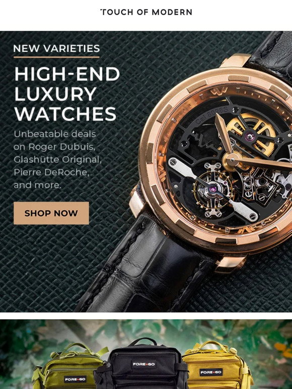 Touch of Modern: Dive into the World of Brand-New Luxury Watches | Milled