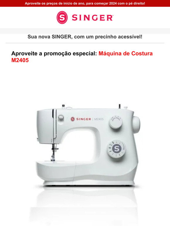 Singer: ! Começa 2024 da melhor forma: COM SUA NOVA SINGER! | Milled