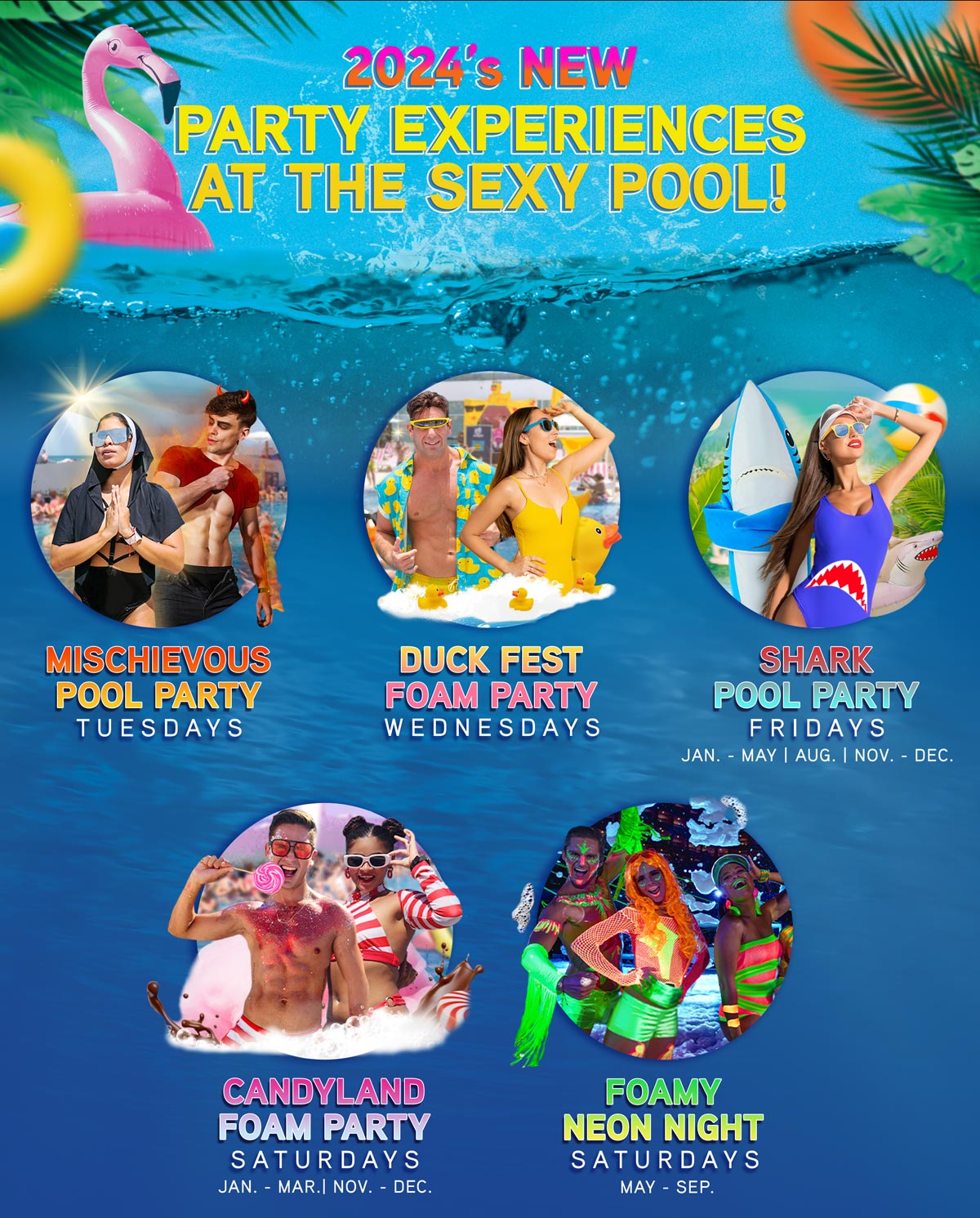 Temptation Cancun Resort: 5 funtastic pool parties for 2024! 💦 Temptation Cancun Resort | Milled