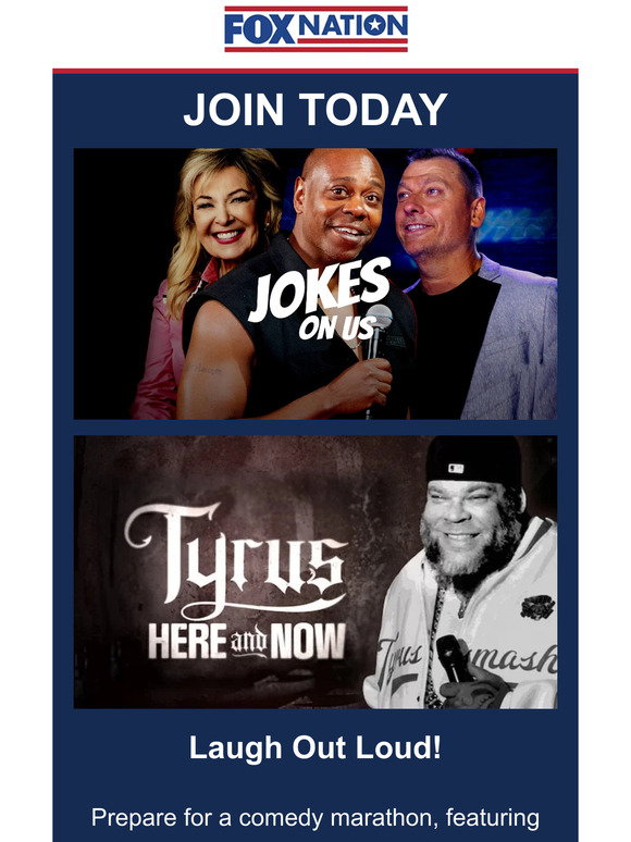 Fox News: Laugh Until You Drop: New Comedy Specials Available! | Milled