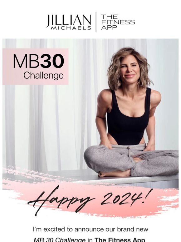 Jillian Michaels: Start 2024 strong with our MB30 Challenge | Milled