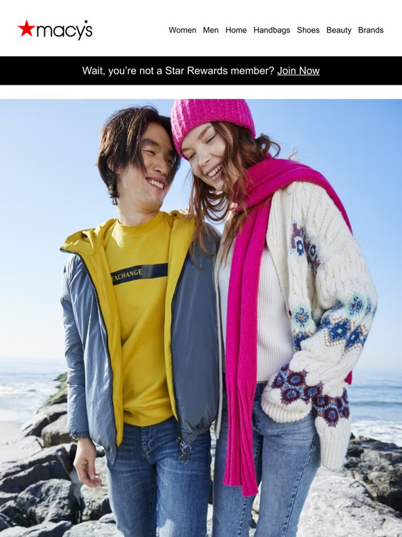 Macy's: 👋 Hey there! Add these getaway essentials to your closet... 👋 ...