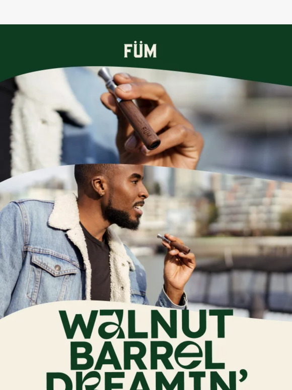 Füm: Introducing our NEW Walnut Barrel! | Milled