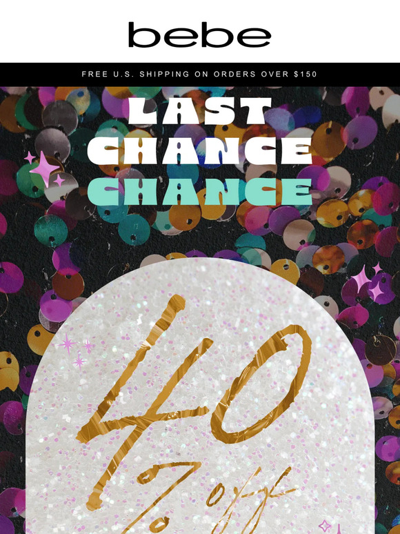 Bebe: Totally sale out. | Milled