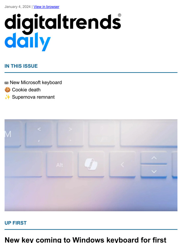 Digital Trends: ⌨ New key | Milled