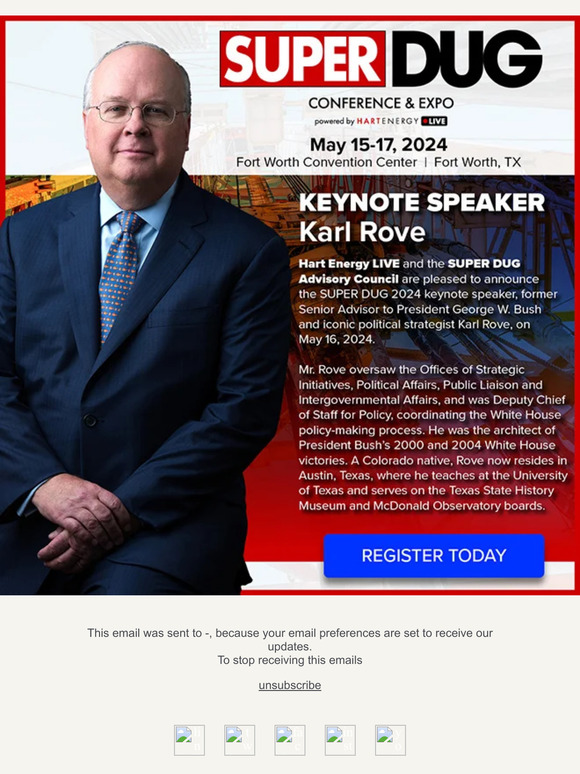 Hart Energy: Breaking News: Keynote Speaker Announced | Milled