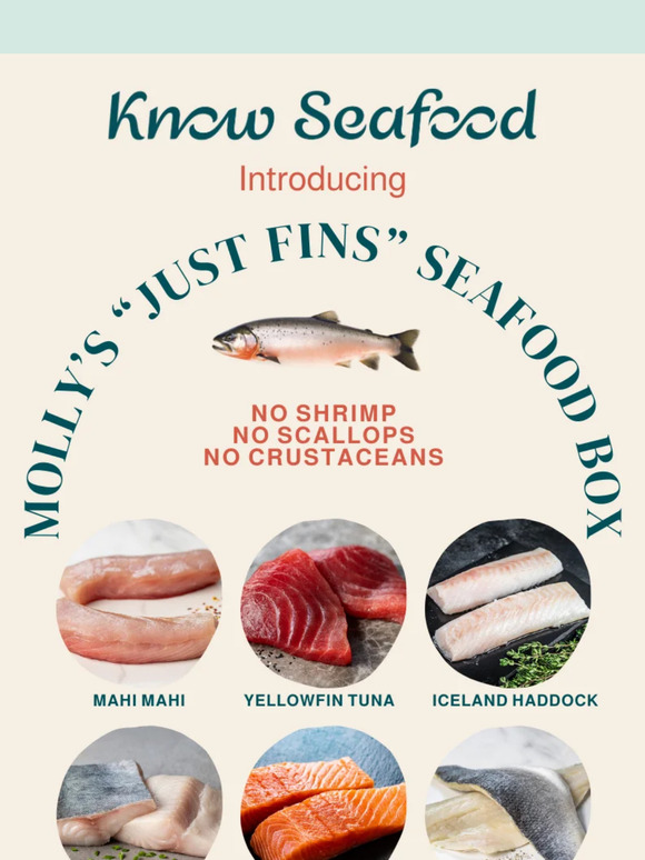 KnowSeafood: Fins Only 🐟 Our New Seafood Box! $119 - 16 Portions | Milled