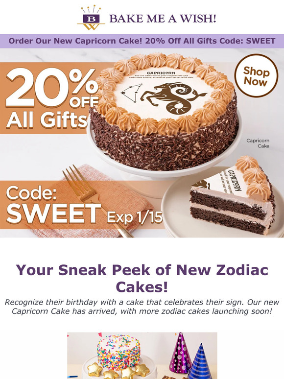 Bake Me A Wish: New Zodiac Cakes – Your Exclusive First Look! | Milled