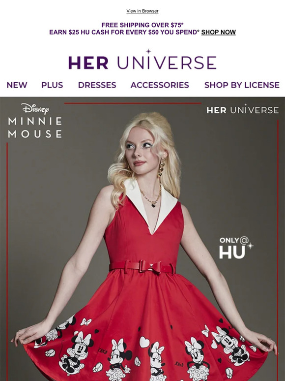 Her Universe: A Disney capsule inspired by Minnie Mouse 🎀 our style ...