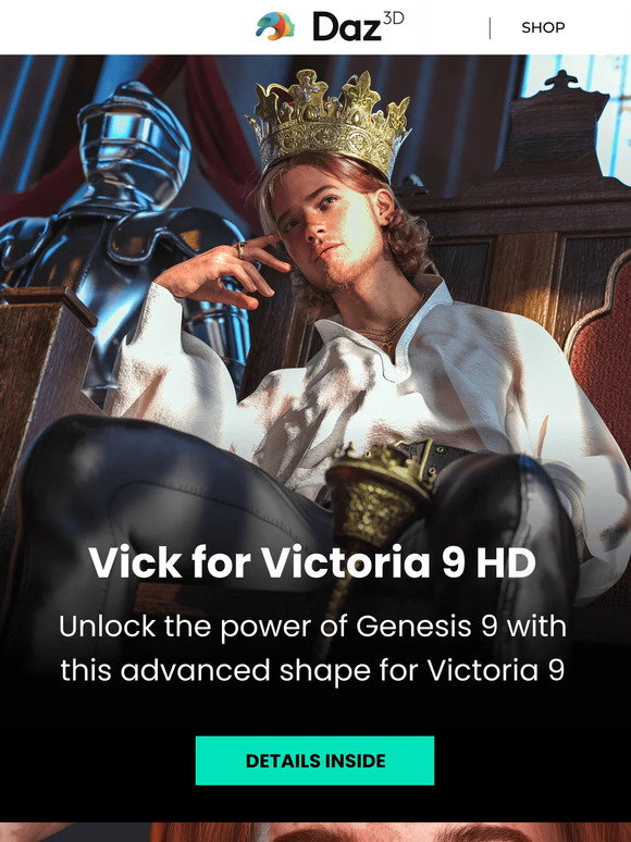DAZ 3D: Vick for Victoria 9 HD | Milled