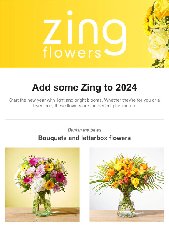 Zing Flowers: Add some Zing to 2024 | Milled