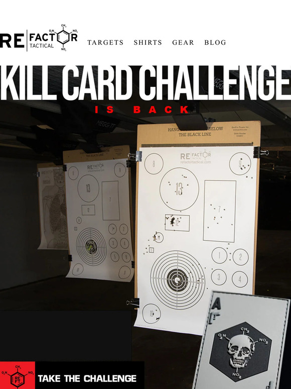 RE Factor Tactical: 2024 - Kill Card Challenge | Milled