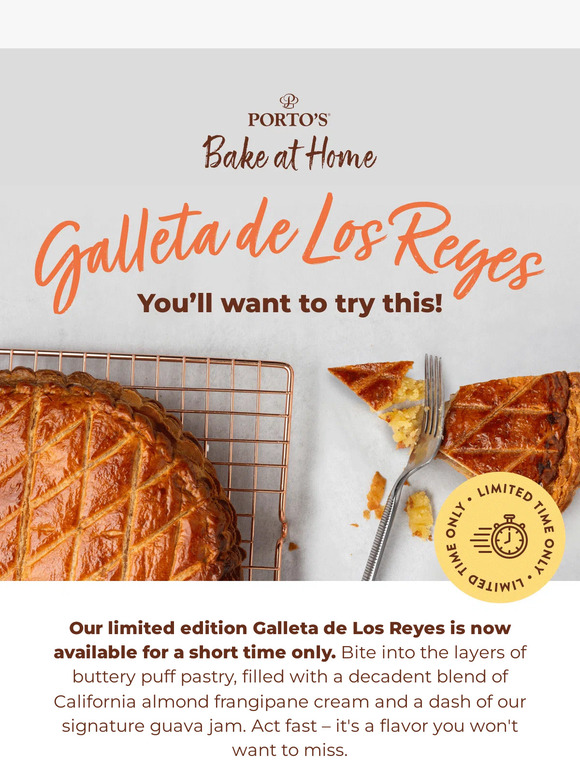 Porto's Bakery: California Almond Frangipane and Signature Guava Jam in ...